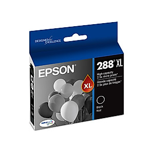 EPSON T288 DURABrite Ultra -Ink High Capacity Black -Cartridge (T288XL120-S) for select Epson Expression Printers