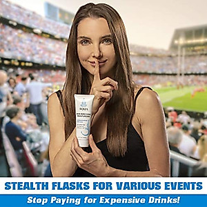 GoPong Hidden Lotion Flask, Sneak Alcohol Anywhere, 3-Pack