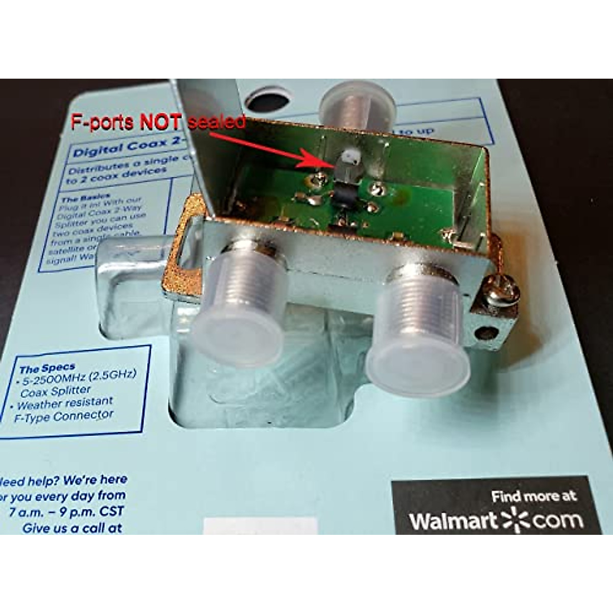 SplitterPRO - Digital Splitters Professionals Install Every Day Across The U. S. A. 2-Way Coaxial Cable Splitter, 1 GHz for HDTV/4K/8K TV, High Speed Internet (Not for Satellite Dish Connections)