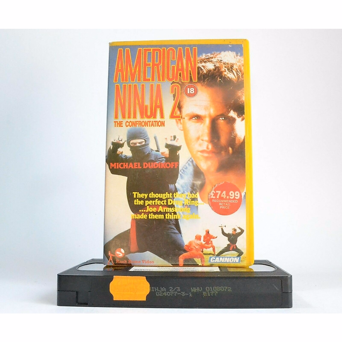 American Ninja 2: The Confrontantion; [Cannon] Big Box - Action - Michael Dudikoff - Pal VHS