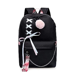 Alikpop USB Backpack Jimin Suga Jin Taehyung V Jungkook Korean Casual Backpack Daypack Laptop Bag College Bag Book Bag School Bag With Pencil Bag (A)