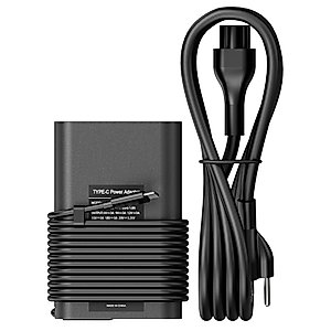 65w 45w USB C Laptop Charger for Dell Latitude 5420 5520 5285 5289 5290 7390 7370 7420 7285 7275 5179 7410 7400 XPS 13 9350 9360 9365 9370 9380 Chromebook 3100 Type-C AC Adapter Power Supply Cord