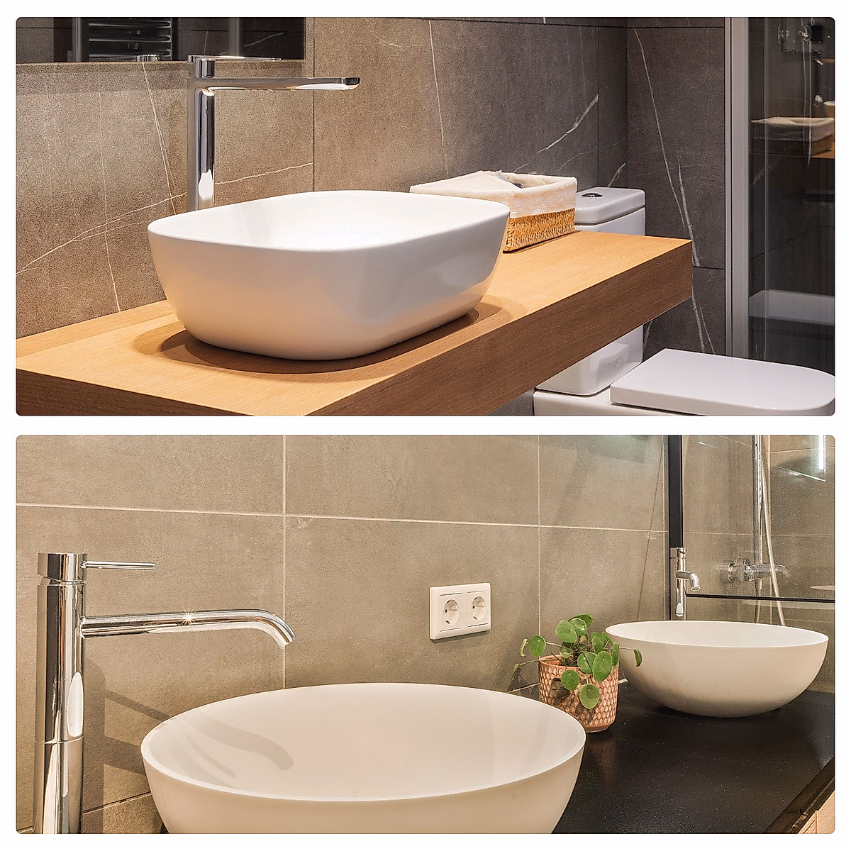 uxcell Single Lever Faucet Handle for 40mm Cartridge, Zinc Alloy Faucet Handle Replacement for Kitchen Bathroom Shower, 4.3"x1.9", Black