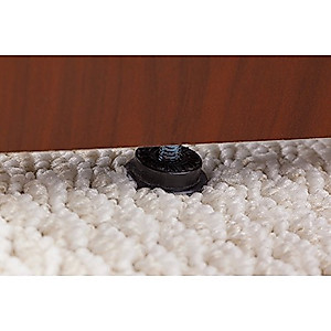 Bush Business Furniture Series C Elite 72W x 36D Bowfront Desk Shell with 42W Return in Hansen Cherry