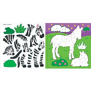 My First Color-by-Sticker Book - Wild Animals