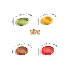 Silicone Fruit and Vegetable Storage Box Set, Fruit And Vegetable Anti-Oxidation Storage Box,Silicone Fruit and Vegetable Storage Containers Set for Fridge Keep Fresh(4 Pcs)