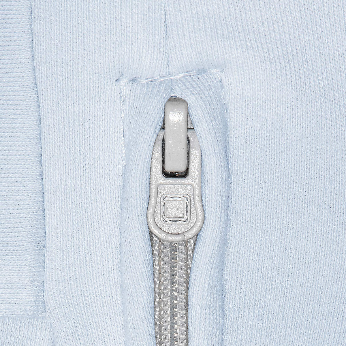 Nanit Breathing Wear Sleeping Bag – 100% Cotton Baby Sleep Sack - Works with Nanit Pro Baby Monitor to Track Breathing Motion Sensor-Free, Real-Time Alerts, Size Large, 12-24 Months, Powder Blue