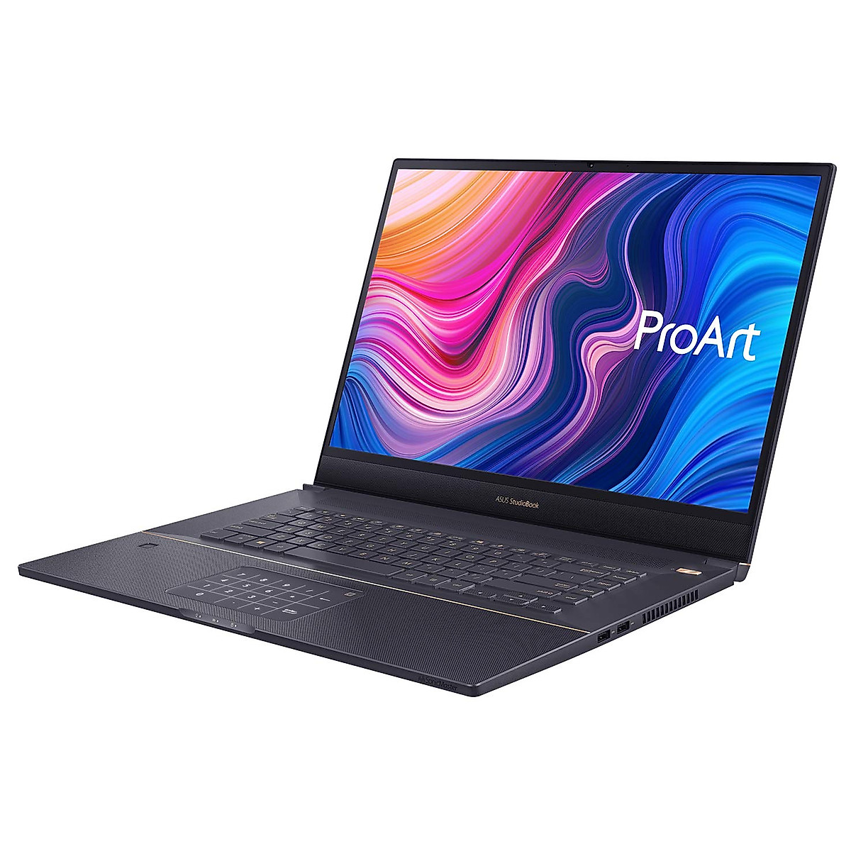 ASUS ProArt StudioBook 17 Mobile Workstation Laptop, 17” 16:10 NanoEdge Bezel, Intel Core i7-9750H, 32GB DDR4, 512GB+512GB RAID-0 SSD, NVIDIA GeForce RTX 2060, Windows 10 Pro, H700GV-XS76, Star Gray