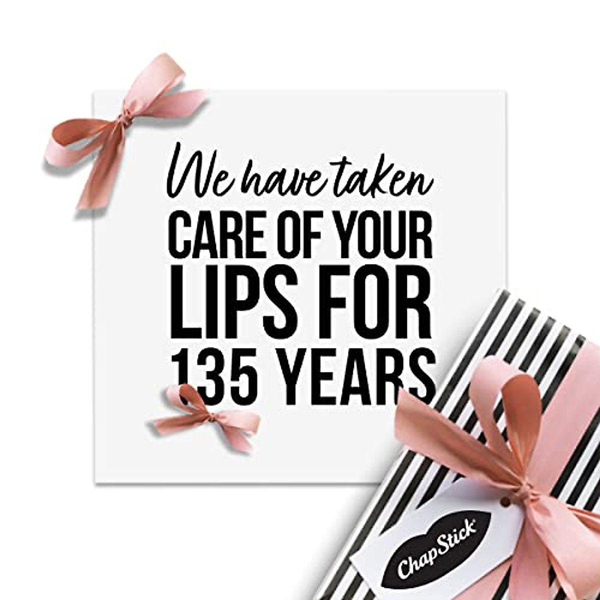 ChapStick Total Hydration Tinted Lip Balm Tubes and Lip Scrub Regimen Pack, Tinted Lip Moisturizer and Exfoliator - 0.12 Oz Lip Balm (4 Count) and 0.27 Oz Lip Scrub