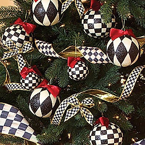 MacKenzie-Childs Courtly Check 2" Wired Ribbon 10Yards (30ft)