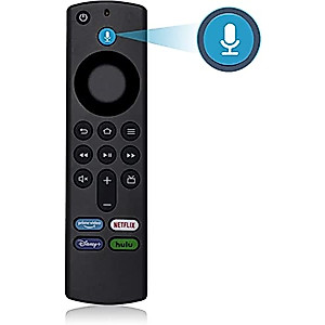 Voice Remote (3rd Gen) Replacement for Alexa Voice Remote, Compatible with Fire TV Stick 4K, Fire TV Stick (2nd & 3rd Gen), Fire TV Cube (1st and Later), Fire TV (3rd Gen), Fire TV Stick Lite
