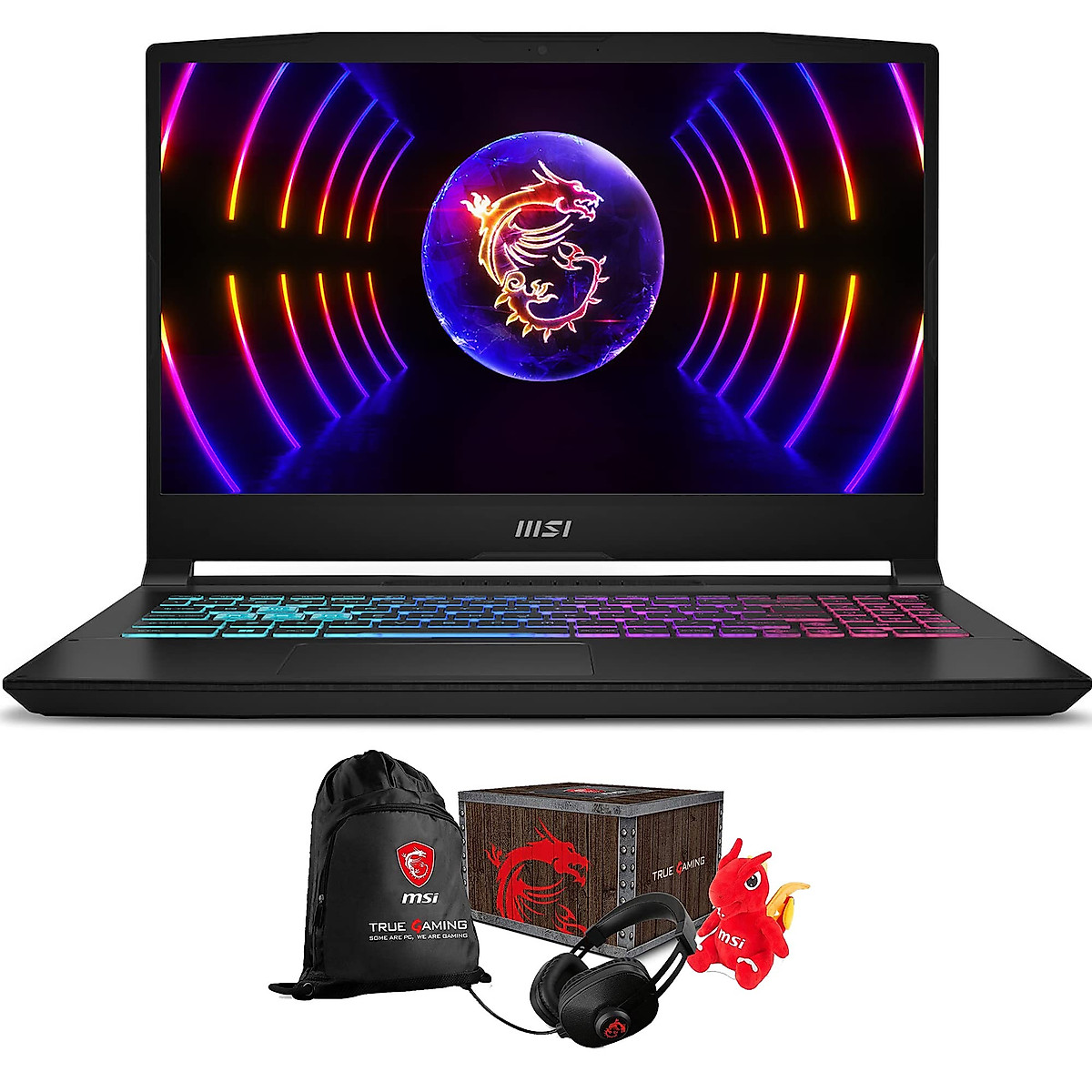 MSI Katana 15 B12VGK-082US Gaming & Entertainment Laptop (Intel i7-12650H 10-Core, 64GB DDR5 4800MHz RAM, 1TB PCIe SSD, GeForce RTX 4070, 15.6" 144Hz Full HD (1920x1080), Wifi, Win 11 Home)