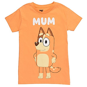 Bluey Mum Adult Womens Graphic T-Shirt Chilli Large