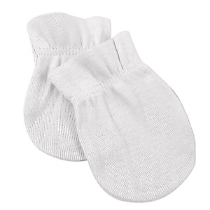 HonestBaby Multipack Baby Cap Hats and Mitts Sets No Scratch Mittens 100% Organic Cotton for Newborn Boys, Girls, Unisex, 3-Pack Sage Ombre, One Size