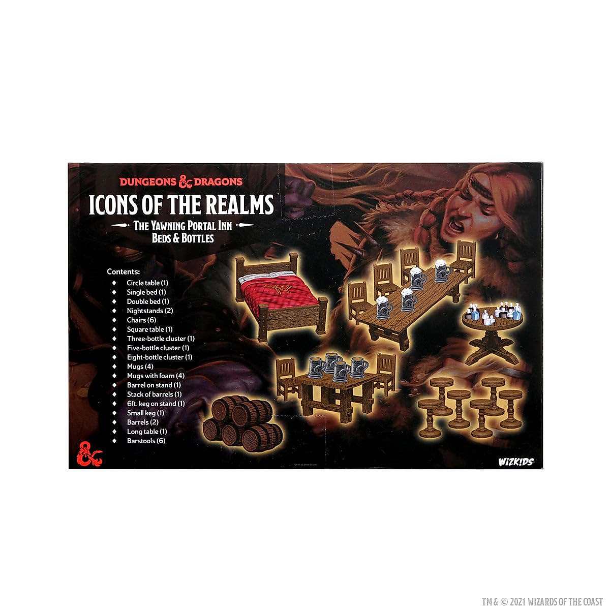 D&D Icons of the Realms: The Yawning Portal Inn - Beds & Bottles | WizKids RPG