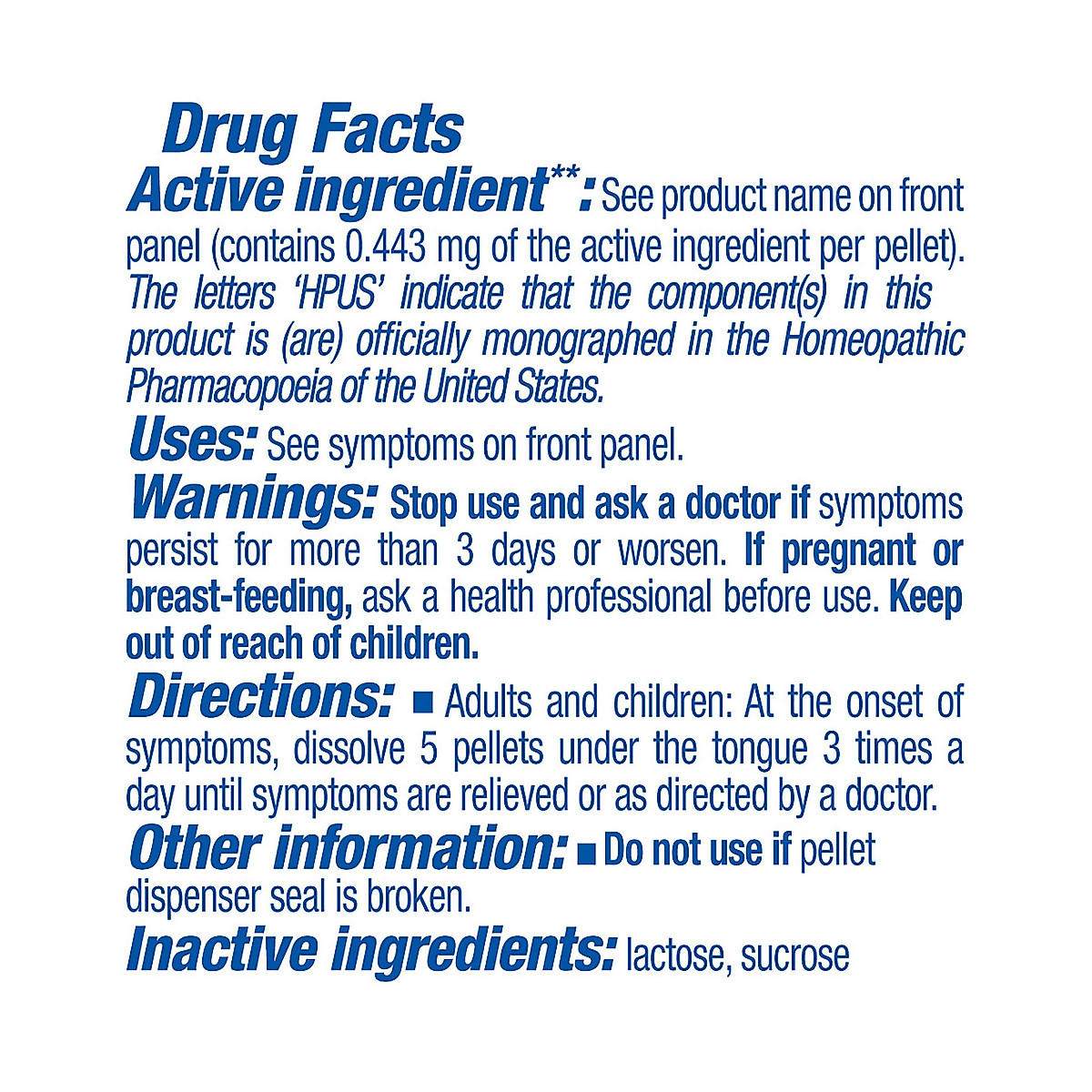 Boiron Natrum Muriaticum, Homeopathic Medicine for Runny Nose, White, 200ck, 80 Count