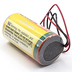 6x OmniCel ER34615HD/W LithiumThionyl Chloride Battery with Wire Leads For Fleet Monitoring, Tracking Devices for Hunting Dogs, Carbon Monoxide Detectors, Intrusion Sensors, Invisible Fencing