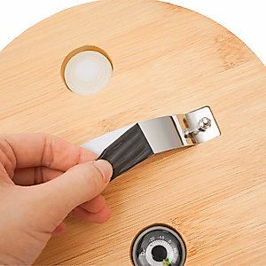 Miscellaneous Food Storage Tanks, Dry Food Dispenser with Control Glass, Airtight Food Grain Storage Container Rice Dispenser Creative Glass Food Storge Container for Kitchen Pantry Store (7.5L)