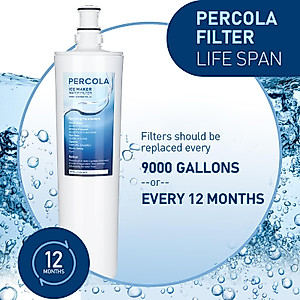 PERCOLA 9980 Water Filter, NSF 42, 53 & 401 Certified Filter Replacement for Kenmore 46-9980, 469980, 9980-KM, 9980 (replaces ADQ74793502) AGF80300805 (3 Pack)