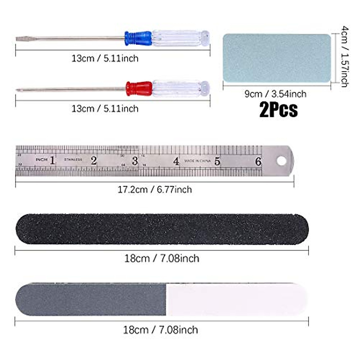 Keadic 87Pcs Modeler Basic Tools Craft Set Gundam Model Tools Kit with Plastic Box and Waterproof Bag for Gundam Car Model Building