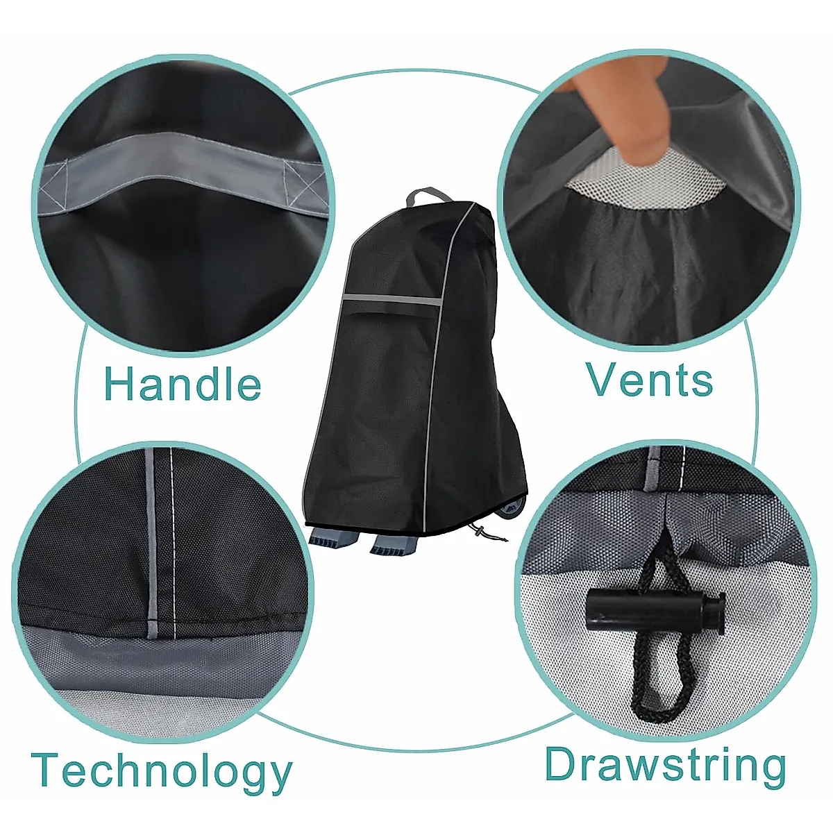 Le Maple bleuCaddy Cover,Pool Vacuum Cover,Robotic Pool Cleaner Cover, Outdoor Waterproof Caddy Cover,Fits Most Brands Robotic Pool Cleaner