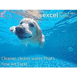 Excel Filters XLS-705 4 Pack Replacement Pool Filter Cartridges for Jandy CL460, CV460 - Also Replaces Pleatco PJAN115, Unicel C-7468, Filbur FC-0810