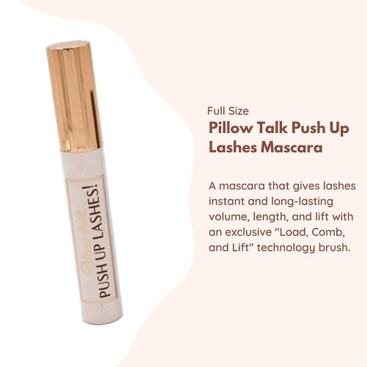 Charlotte Tilbury Pillow Talk Mascara & Eyeliner Beautifying Eye Filter Set:: Push Up Lashes Volumizing & Lengthening Mascara for Eyelashes and Pillow Talk Eyeliner