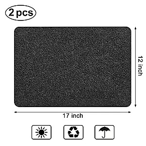 Heat Resistant Mat for Air Fryer, 2 Pcs Heat Resistant Pad Countertop Protector Mat Coffee Maker Mat for Countertops with Sliding Function for Air Fryer, Blender, Coffee Maker, Toaster