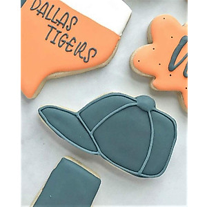 Baseball Hat Cookie Cutter, 3.75" Made in USA by Ann Clark