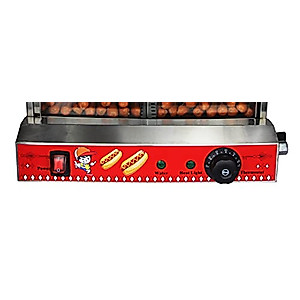 ANFIRE Hot Dog Steamer with Bun Warmer Machine Commercial Hot Dog Hut