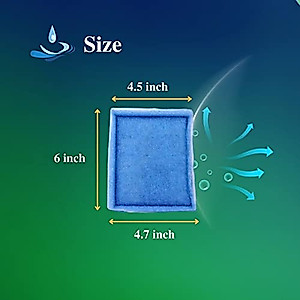 LeadCon 8 Pack Replacement Aquarium Filter Cartridge, Fit for Aqua-Tech 10-20 Gallon Power Filters, for Aqua-Tech EZ-Change #2 Fish Tank Filters