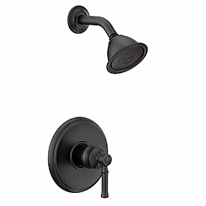 Moen T2182EPBL Dartmoor Posi-Temp Eco-Performance Shower only, Matte Black