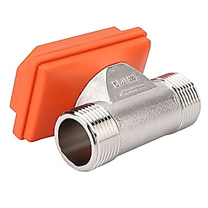 Measure Gallon or Liter Water Consumption Water Flowmeter Digital Display Flow Sensor Stainless Steel Acid Alkali Resistance Flow Meter,Water Flow Meter, Water Flow Meter, Measure Gallon or Lite