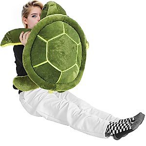 Civaner Turtle Stuffed Animals Sea Turtle Plush, Valentines Day Gifts for Kids, Giant Stuffed Turtle, Plush Pillow Toys, Tortoise Plush Toys Doll for Birthday(20 Inches)