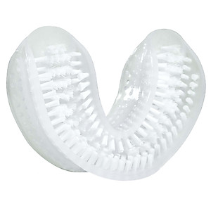 autobrush Double Sided U Shaped Nylon Brush Head Replacements - Adults and Kids Sizes (Adults, XL)