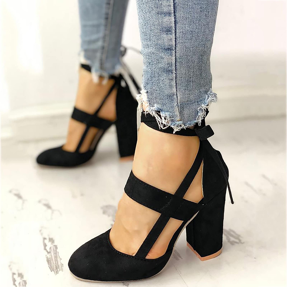 ZHOUXINGB Clear Heels for Women Shoes for Women Heels Diamond Sandals Narrow Water Sandals Zip Up Shoes Chunky Heel Flats Waterproof Tennis Shoes for Women