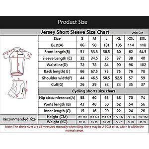 MOXILYN Men's Cycling Bib Shorts, Bike Tights Breathable Bicycle Pants UPF 50+,9D Padded Compression Excellent Performance