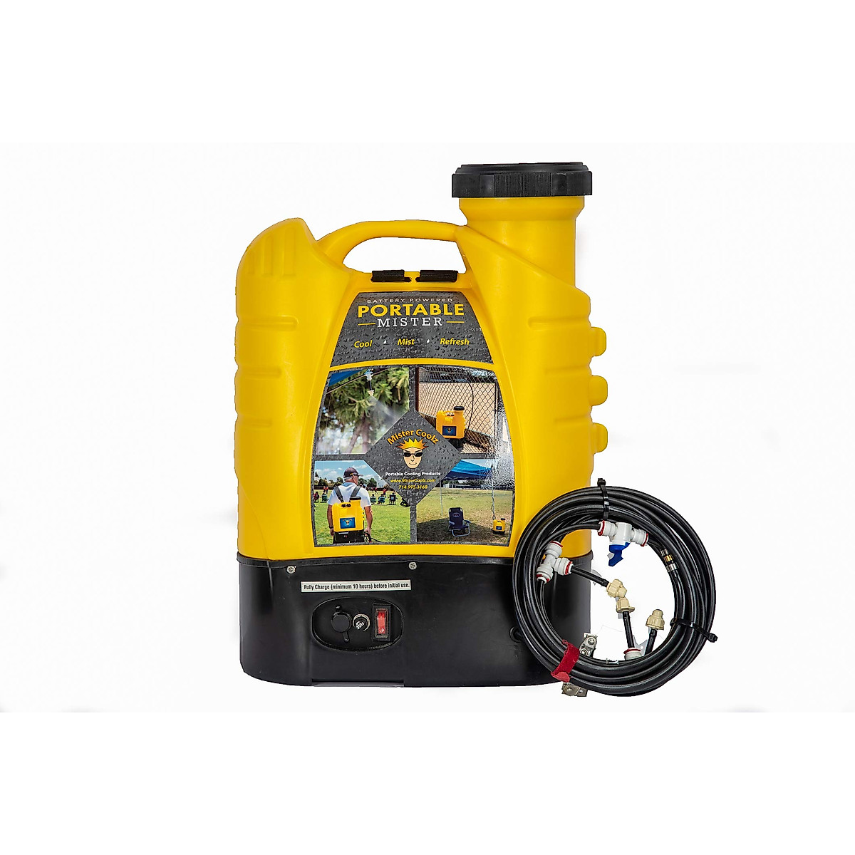 Mister Coolz ¾ GPH Barbed Mist Nozzles -Outdoor Cooling, Misting, Portable Systems. Replacement nozzles for The Hand Pump and 12 Volt Battery Powered Portable Misters (Bag of 10)