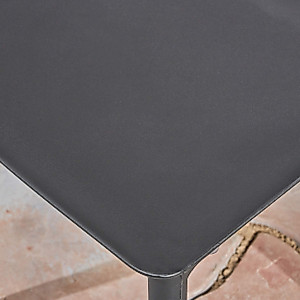 Christopher Knight Home Brynn Outdoor Plastic Chairs (Set of 2), Black