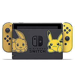 Nintendo Switch Console Bundle- Pikachu & Eevee Edition with Pokémon: Let's Go, Pikachu! + Poke Ball Plus