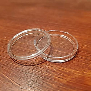 U.S. Quarters Coin Holder Capsules 24.26mm (100 Pack)