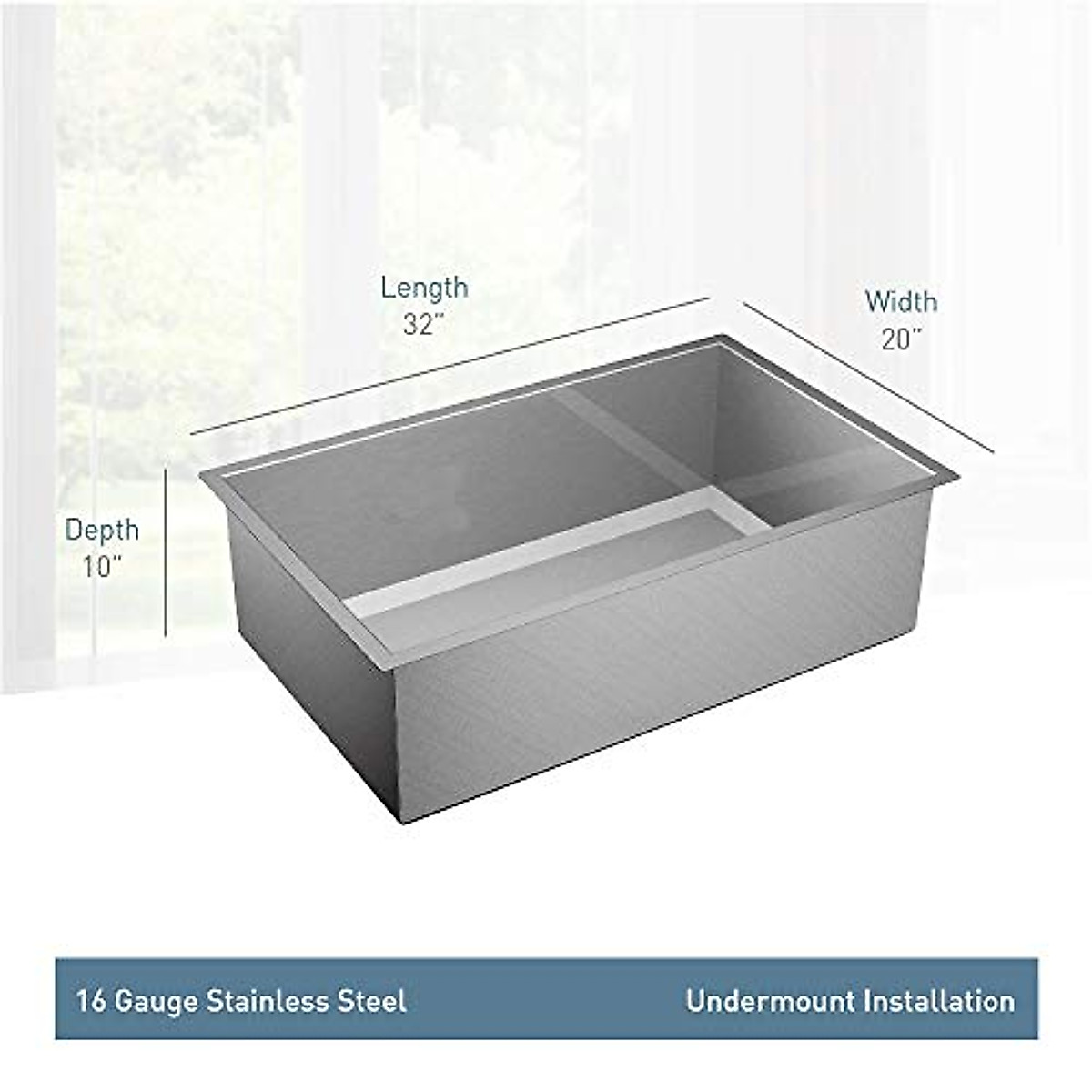 Moen G16100 Sink, Stainless