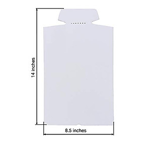 TATYZ Cardboard Shirt Inserts Folding Forms for Packing, Organizing, Laundry Folders- 20 PCS (8.5" x 14 ")