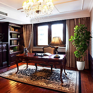 OXLLXO 6ft Artificial Fiddle Leaf Fig Tree (72in) with Plastic Nursery Pot Faux Tree, Ficus Lyrata Fake Plant for Office House Farmhouse Living Room Home Decor (Indoor/Outdoor)