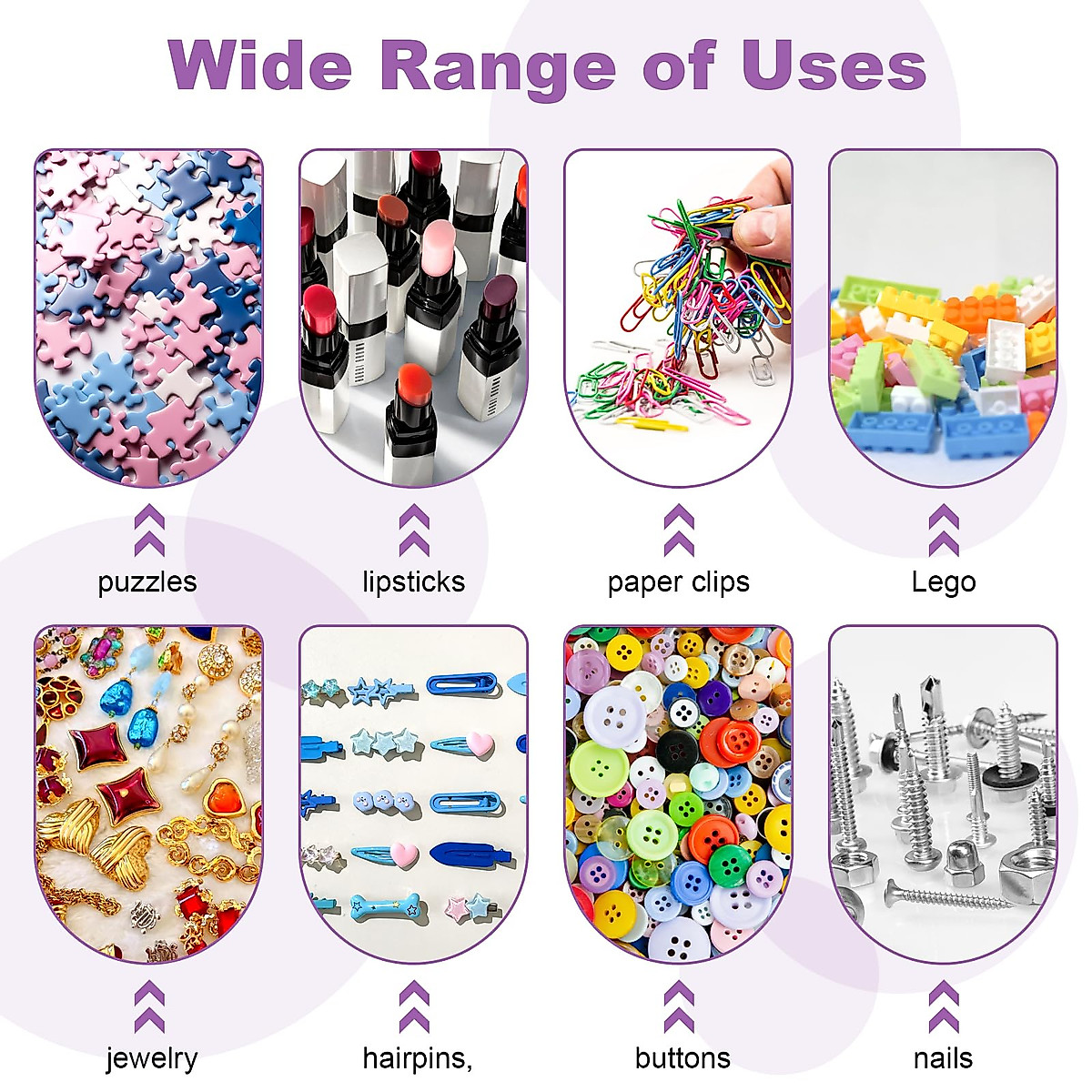 testyu Small Plastic Box, 4.3" X 2.3" X 1.5" Stackable Mini Plastic Storage Box with Lid, Clear Plastic Organizer Container for Jewelry Beads Small Crafts Items Accessories - 6 Pack