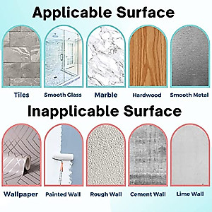 KeFanta Shower Caddy Organizer, Black Shower Shelves, Adhesive Shampoo Holder for Inside Shower Walls, 2 Pack