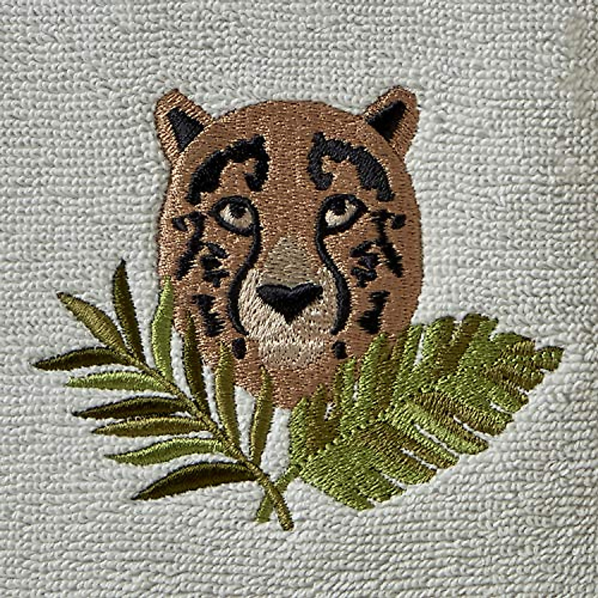 SKL Home Vern Yip Jungle Cats Hand Towel Set, Gray
