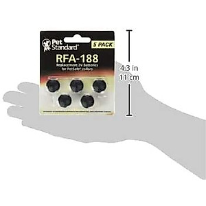 PetSafe Compatible RFA-188 Replacement Batteries (5-Pack)
