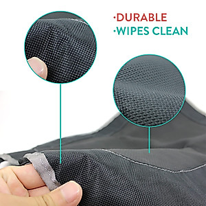 Prince Lionheart Backseat Kick Mat, Brown