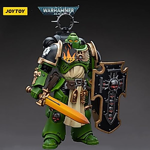 JOYTOY 1/18 Warhammer 40,000 Action Figure Salamanders Bladeguard Veteran Anime Collection Model Birthday Gift